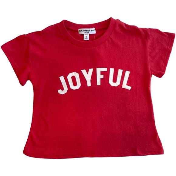 Sub_Urban Riot | Shirts & Tops | New Suburban Riot Girl Joyful Cropped ...